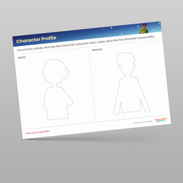 UKS2 Asha And The Spirit Bird Writing Unit Character Analysis Resource ...