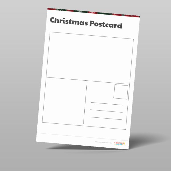 Christmas Design A Postcard Resource | Classroom Secrets