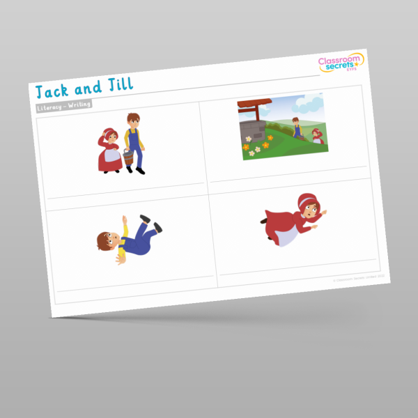 Eyfs Jack And Jill Writing Activity Resource | Classroom Secrets