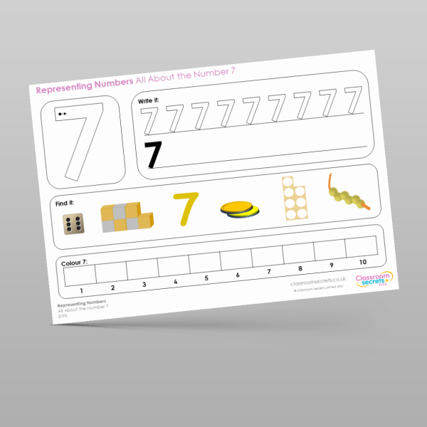 Eyfs All About The Number 7 Learning Activity Resource | Classroom Secrets