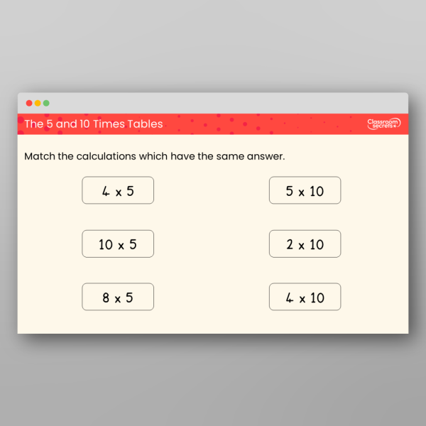 Year 2 The 5 And 10 Times Tables Teaching Ppt Resource | Classroom Secrets