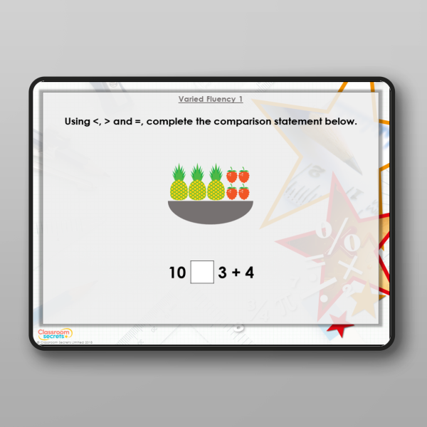 Year 1 Compare Statements 1 Modelling Ppt Resource | Classroom Secrets Year 1 Compare Statements 1 Modelling Ppt Resource | Classroom Secrets