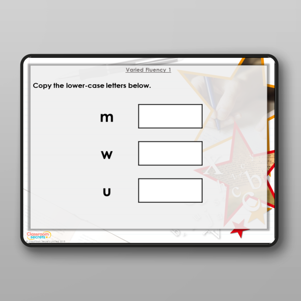 Year 1 Introducing Lower Case Letters Modelling Ppt Resource ...