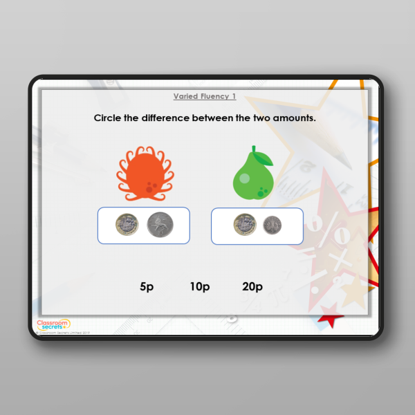 Year 2 Find The Difference Modelling Ppt Resource | Classroom Secrets