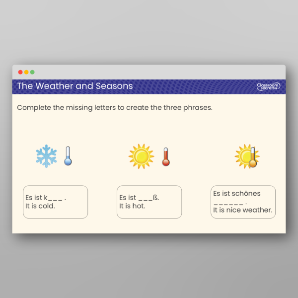 Year 5 The Weather And Seasons Teaching Ppt Resource | Classroom Secrets