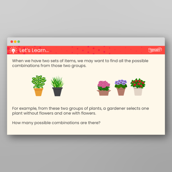 Year 4 Correspondence Problems Teaching Ppt Resource | Classroom Secrets