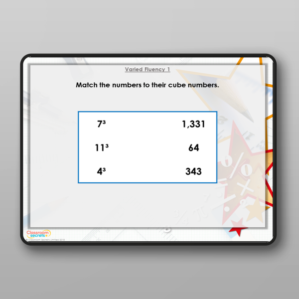 Year 5 Cube Numbers Modelling Ppt Resource | Classroom Secrets