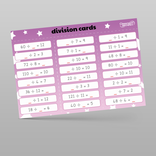 Year 3 And 4 Multiplication And Division Display Pack Resource ...