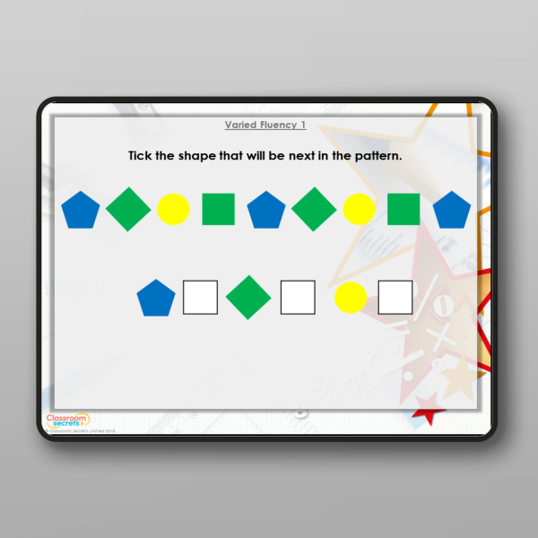 Year 2 Make Patterns With 2d Shapes Modelling Ppt Resource | Classroom ...