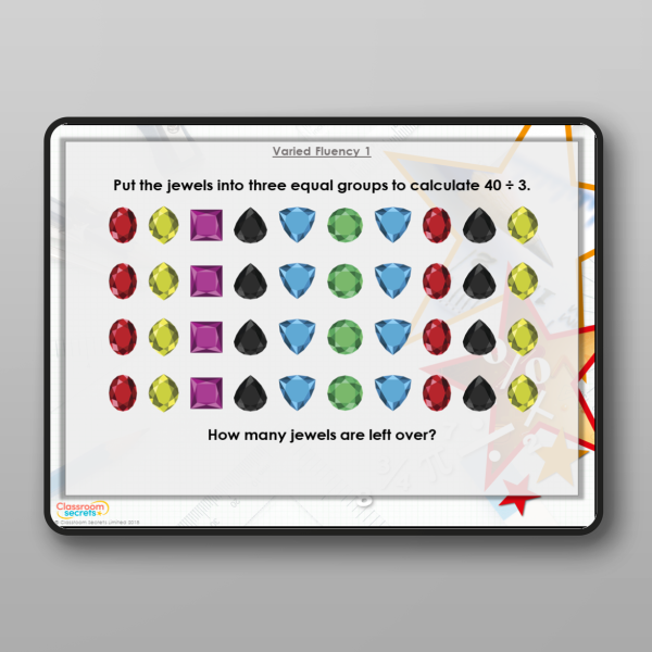 Year 3 Divide A 2 Digit Number By A 1 Digit Number With Remainders ...