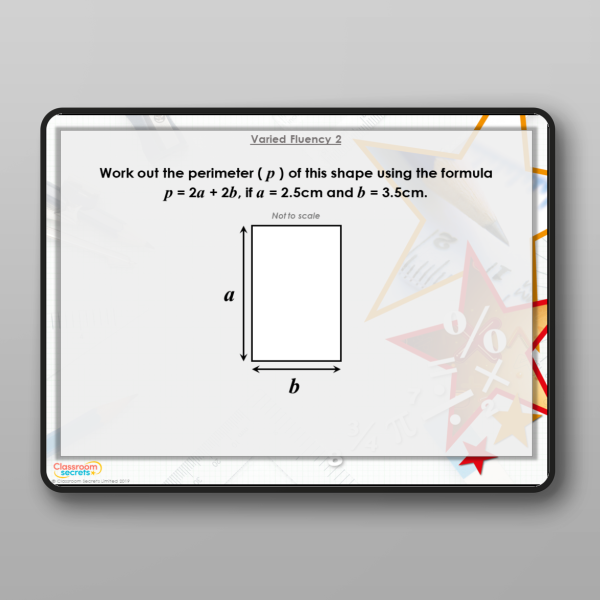 Year 6 Formulae Modelling Ppt Resource | Classroom Secrets