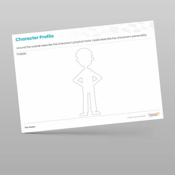 Year 5 The Viewer Writing Unit Character Profile Resource | Classroom ...