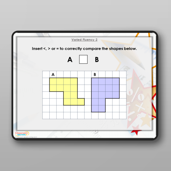 Year 4 Compare Areas Modelling Ppt Resource | Classroom Secrets