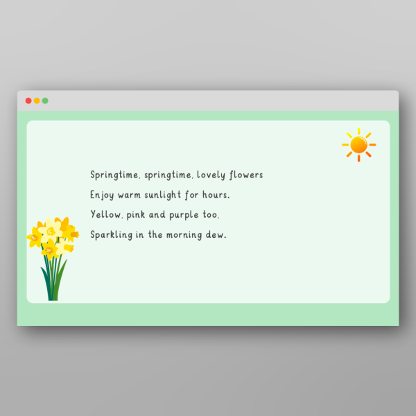 Eyfs Spring Theme Based Rhymes Resource | Classroom Secrets