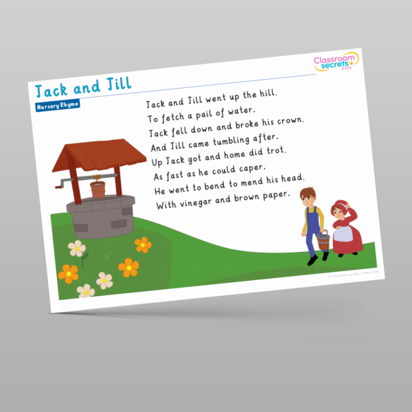 Eyfs Jack And Jill Resource | Classroom Secrets