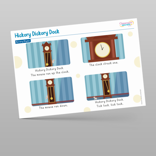 Eyfs Hickory Dickory Dock Resource | Classroom Secrets