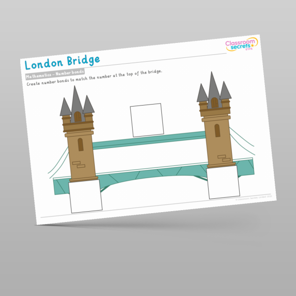 Eyfs London Bridge Number Bonds Resource | Classroom Secrets