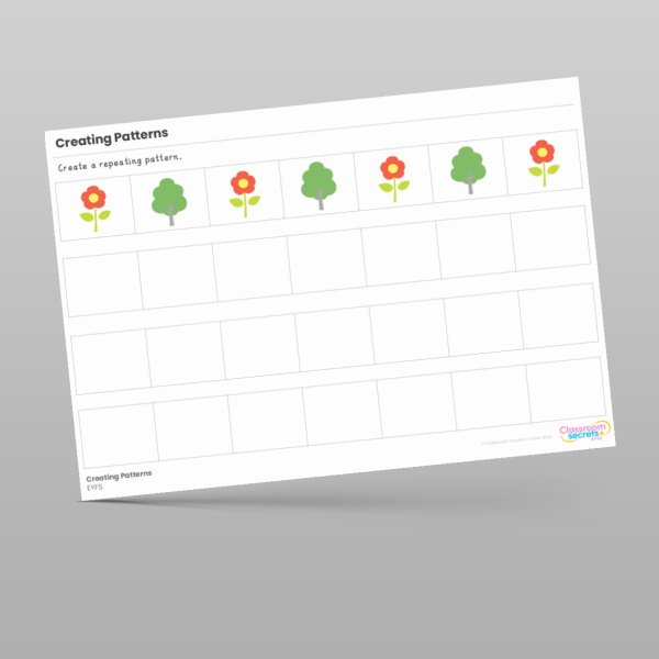 Eyfs Creating Patterns Activity Resource | Classroom Secrets