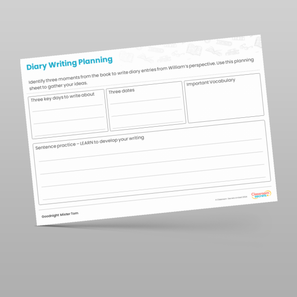 Year 6 Goodnight Mister Tom Writing Unit Writing Planning Resource ...