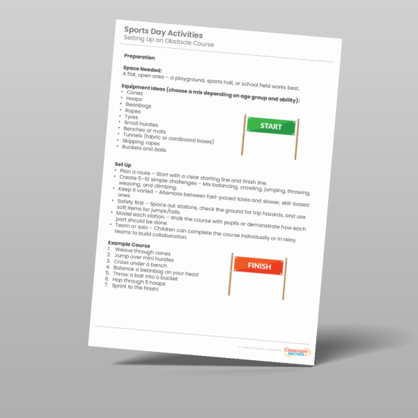 KS2 Sports Day Activity Pack Resource | Classroom Secrets