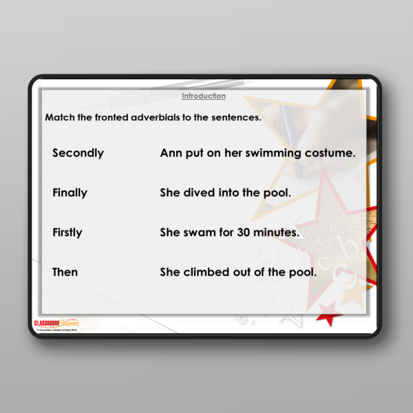 Year 4 Sequencing Paragraphs Modelling Ppt Resource | Classroom Secrets