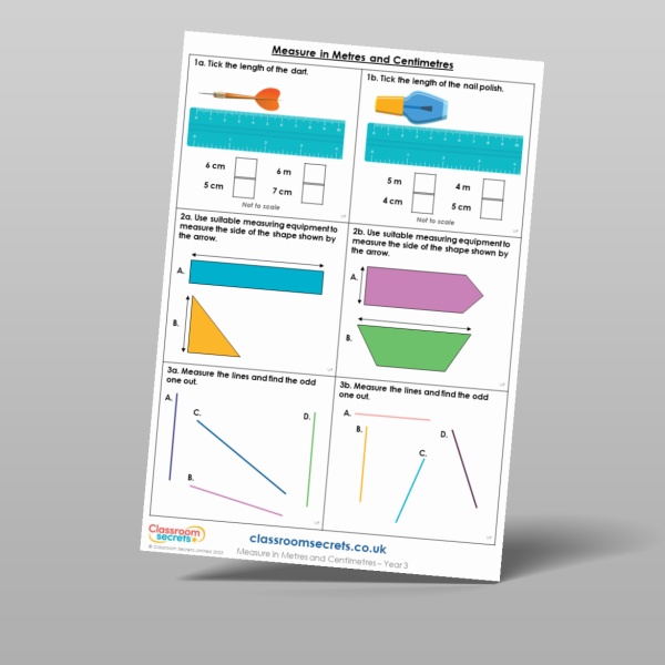 Year 3 Measure In Metres And Centimetres Varied Fluency Resource ...