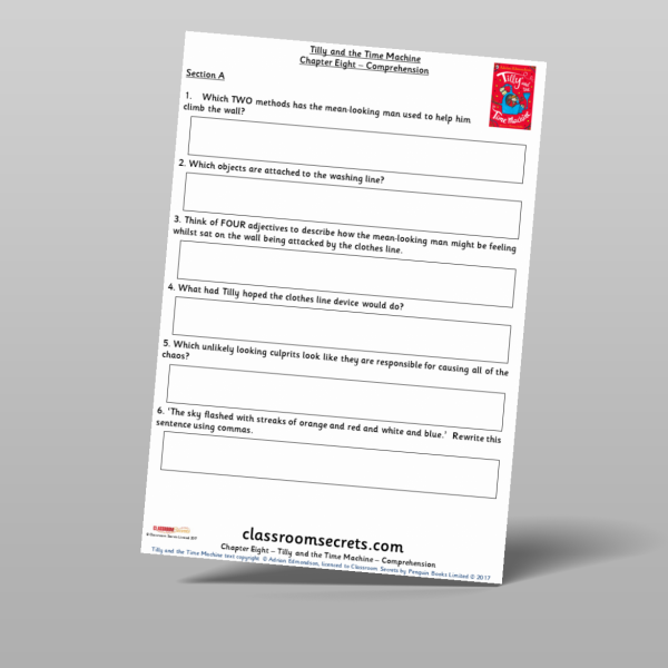 KS2 Tilly And The Time Machine Chapter 8 Whole Class Guided Reading ...