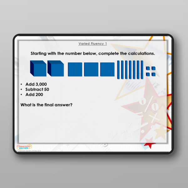 Year 4 Add And Subtract 1s 10s 100s And 1 000s Modelling Ppt Resource | Classroom Secrets