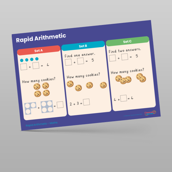 Year 1 Autumn Week 2 Rapid Arithmetic Resource | Classroom Secrets