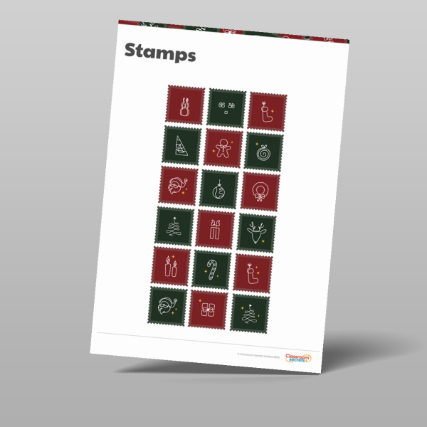 Christmas Stamps Resource | Classroom Secrets