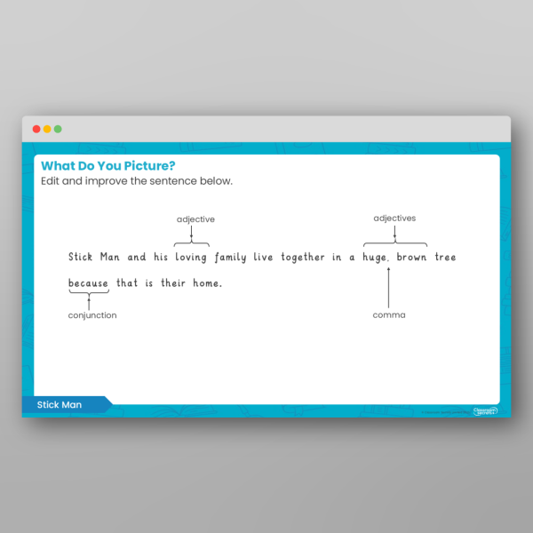 KS1 Stick Man Writing Unit Teaching Ppt Resource | Classroom Secrets