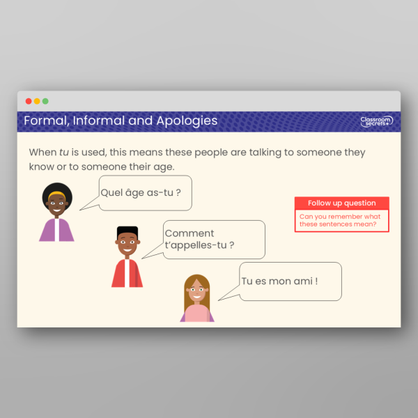 Year 6 Formal Informal And Apologies Teaching Ppt 2 Resource ...