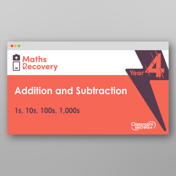 Year 4 Add And Subtract 1s 10s 100s And 1 000s Lesson Slides Resource | Classroom Secrets