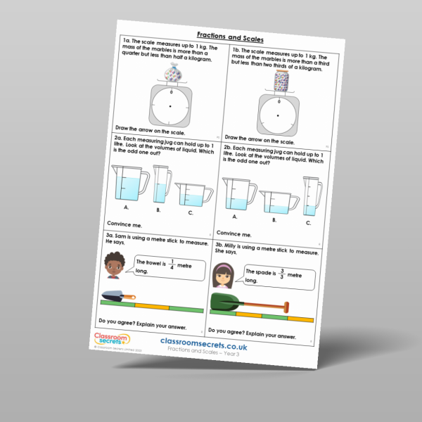 Year 3 Fractions And Scales Reasoning And Problem Solving Resource ... Year 3 Fractions And Scales Reasoning And Problem Solving Resource ...