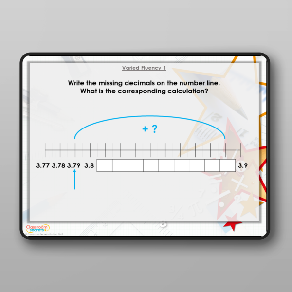Year 5 Add Decimals With The Same Number Of Decimal Places Modelling ...