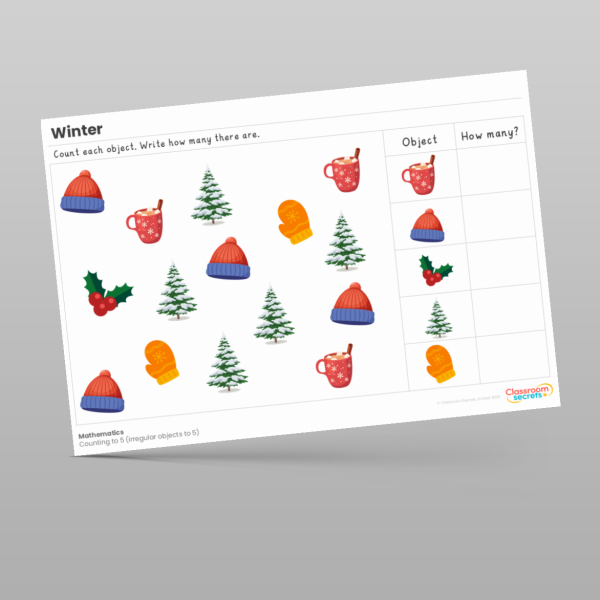 Eyfs Winter Maths Activities Resource | Classroom Secrets