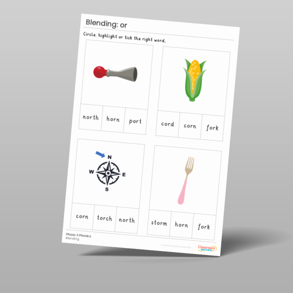 Eyfs Phonics Blending Activities Or Sound Resource | Classroom Secrets