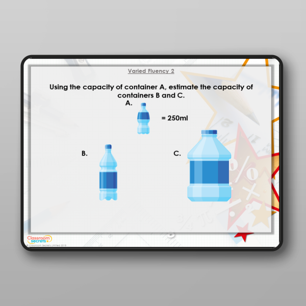 Year 5 Estimate Capacity Modelling Ppt Resource | Classroom Secrets