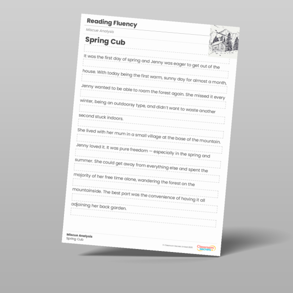 Year 5 Spring Cub Reader S Theatre Resource | Classroom Secrets