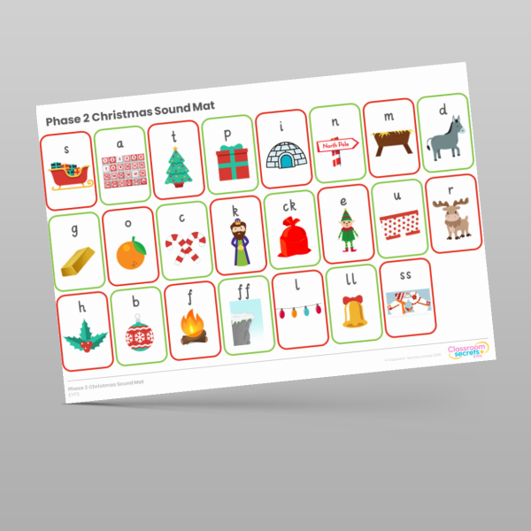 Eyfs Phase Two And Three Christmas Sound Mats Resource | Classroom Secrets