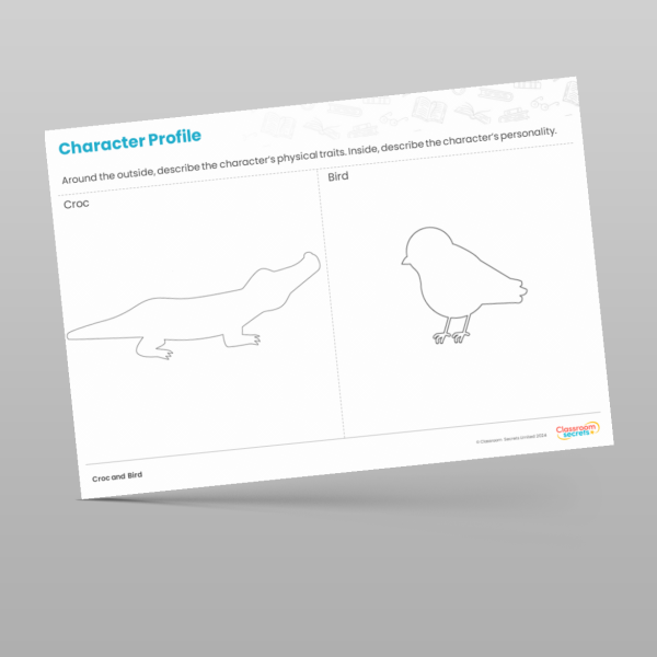 Year 3 Croc And Bird Writing Unit Character Profile Resource ...