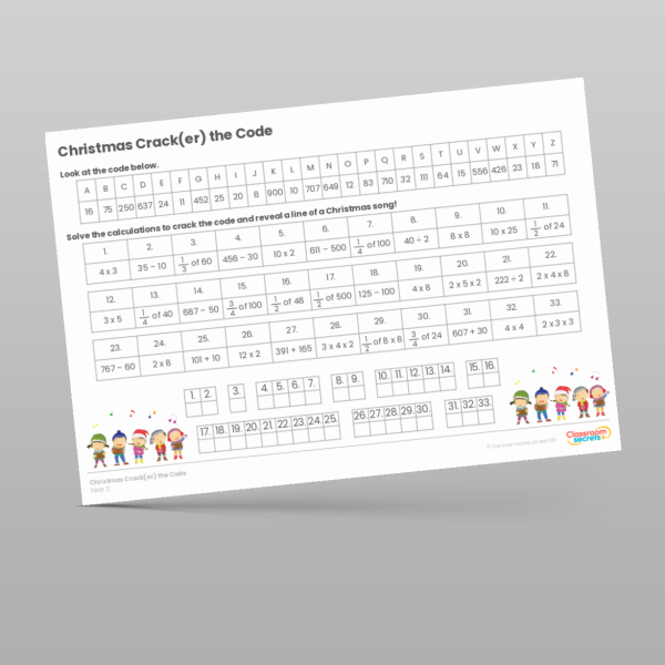 Christmas Crack-er the Code Resource | Classroom Secrets
