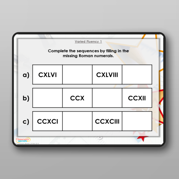 Year 5 Roman Numerals To 1 000 Modelling Ppt Resource | Classroom Secrets