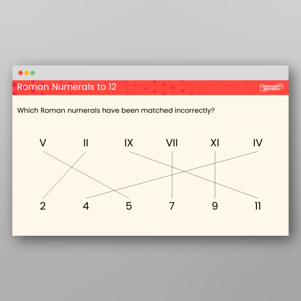 Year 3 Roman Numerals To 12 Teaching Ppt Resource | Classroom Secrets