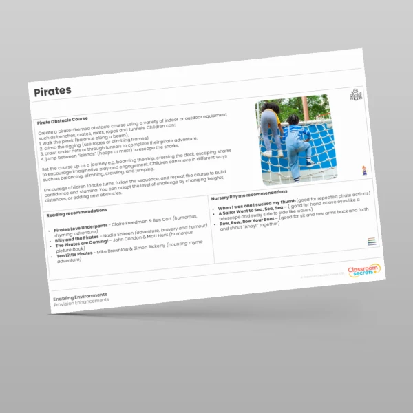 Cs Eyfs Pirates Provision Enhancements Resource | Classroom Secrets