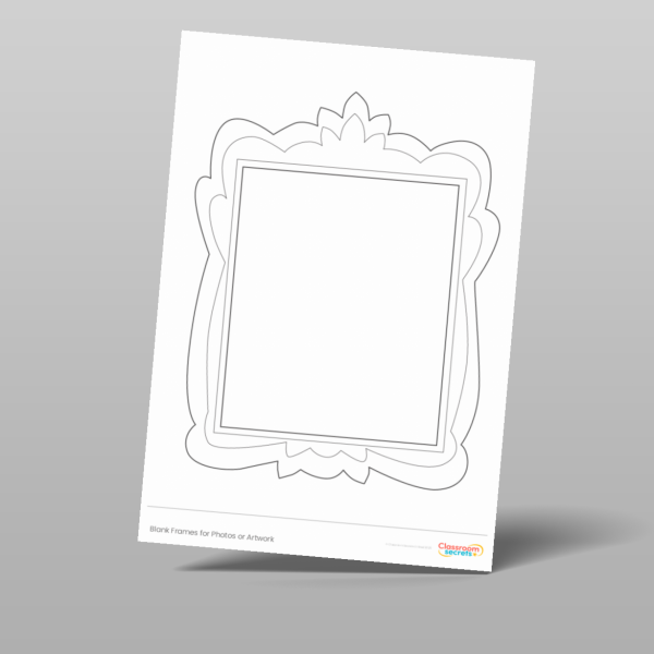 Blank Frames For Photos And Artwork Resource | Classroom Secrets
