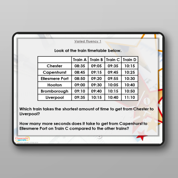 Year 5 Calculate With Timetables Modelling Ppt Resource | Classroom Secrets