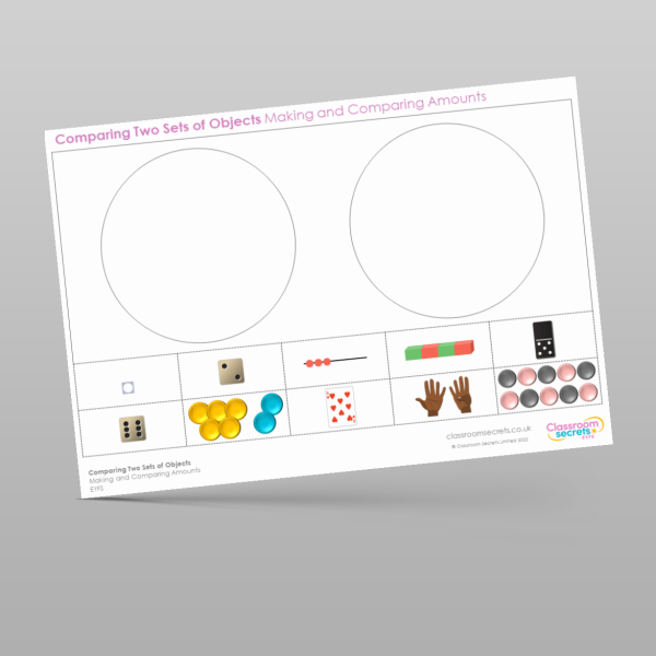 Eyfs Making And Comparing Amounts Learning Activity Resource ...