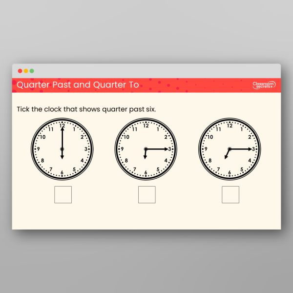 Year 2 Quarter Past And Quarter To Teaching Ppt Resource | Classroom ...