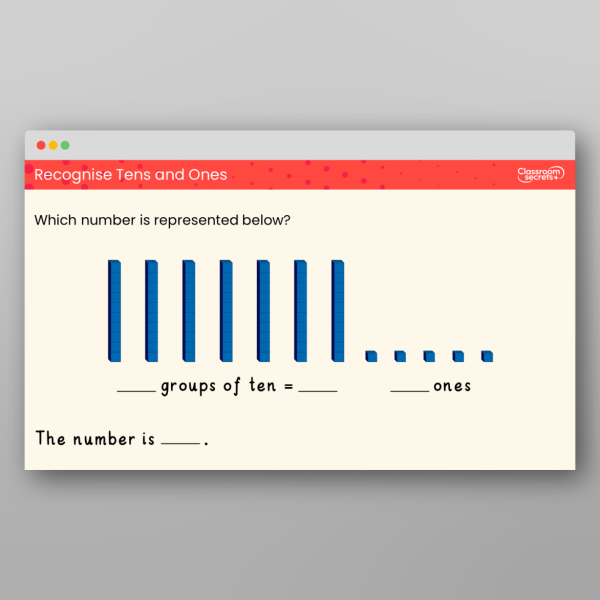 Year 2 Recognise Tens And Ones Teaching Ppt Resource | Classroom Secrets